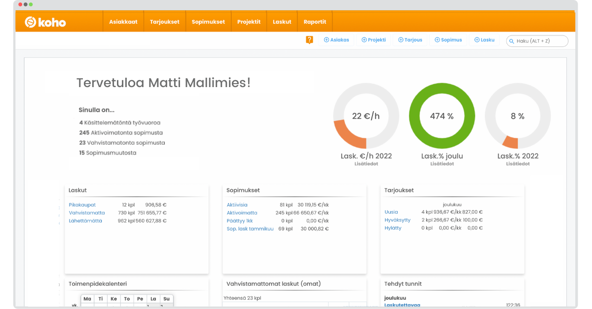 Koho ERP – the most versatile cloud-based software | Koho Sales